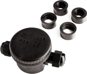 IMPR 930578 Deko-Light Outdoor 2-násobný-rozbočovač kulaté pro kabel 5-12 mm, 0.5-2,5 mm², max. 450V AC/24A - DEKOLIGHT