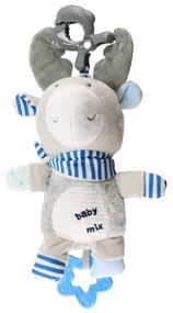 BABY MIX Dětská plyšová hračka s hracím strojkem a klipem Baby Mix Los