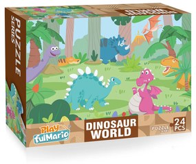 Puzzle s dinosaury 24 dílů 50 x 34 cm