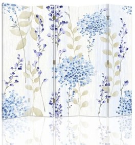 Ozdobný paraván Polní květiny - 180x170 cm, pětidílný, klasický paraván