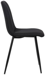 Bhm germany Jídelní židle Dijon, textil, černá