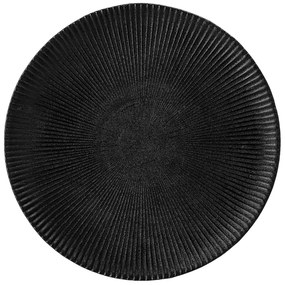 OnaDnes -20% Černý kameninový talíř Bloomingville Neri 23 cm