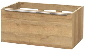 Mereo Mereo, Mailo, koupelnová skříňka 81 cm, chrom madlo, CN526S