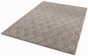 Šedý  koberec Rapun Fine Silver Rozměry: 120x170 cm