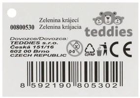 Teddies Zelenina krájecí s prkénkem plast v síťce 18x15cm