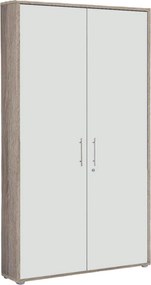 XXXLutz SKŘÍŇ NA ŠANONY, bílá, Sonoma dub, 84,4/185,6/33 cm MID.YOU - Online Only kancelářský nábytek - 001067015508
