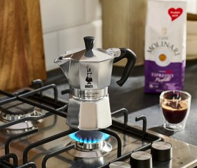 Bialetti Moka Express, 130 ml, stříbrná