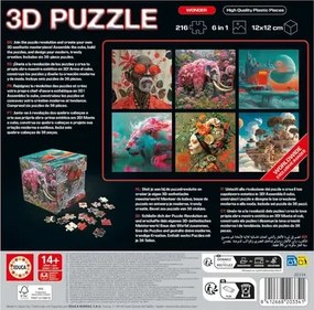 EDUCA 3D Puzzle kostka Wonder / 216 dílků / od 14 let