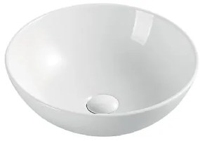 Mereo Keramika - Umyvadlová mísa, průměr 400 mm, bez přepadu, bílá UC404015C