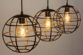Závěsné designové svítidlo nad stůl Auron Industry Trio