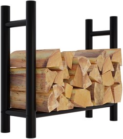 Stojan na palivové dřevo Heidal - kulatý rám | 80x80x30 cm
