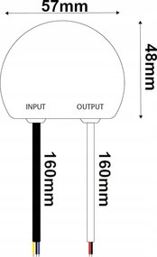 Napájecí zdroj pro LED 12V do krabice 60W 5A IP67