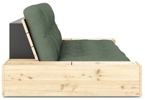 Zelená rozkládací pohovka 244 cm Base – Karup Design