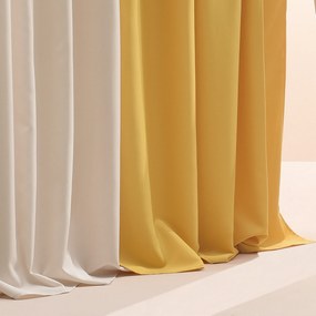 Room99 Hotový závěs na kroužcích AURA Barva: Granátová/Zlatá, Velikost: 140 x 250 cm
