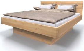 Vlastní výroba Buková postel Pegas s úložným prostorem