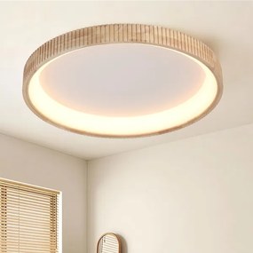 Brilagi - LED Stropní svítidlo FALCON WOOD MODERN LED/60W/230V pr. 80 cm dřevo