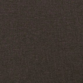 Polohovací křeslo tmavě hnědé textil 339053