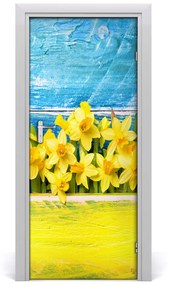 Fototapeta samolepící Narcisy 75x205 cm