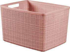 CURVER JUTE L 20L Košík 36 x 28 x 23 cm, růžový 01907-204