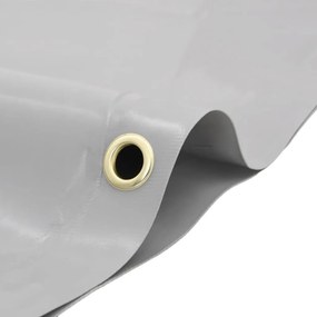 Plachta šedá 5 x 6 m 650 g/m² 156047