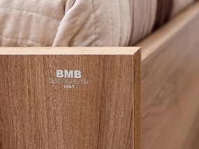 BMB Denerys Paradise postel - imitace dřeva Dekor: Ořech natur, Provedení: oblé, Rozměr: 160 x 200 cm
