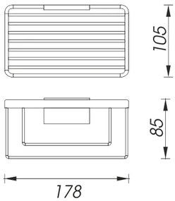 Nimco Drátěná police KI 14015-26