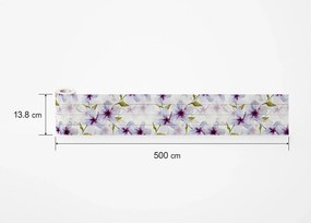 Samolepící bordura na zeď Květy | 5 m x 13.8 cm | DWB8235