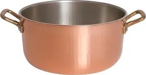 Pinti Inox COPPER 20 cm / Hrnec / Měď / Objem 3,7 l / Mosazné rukojeti