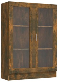 Petromila Vitrína kouřový dub 82,5 x 30,5 x 115 cm kompozitní dřevo