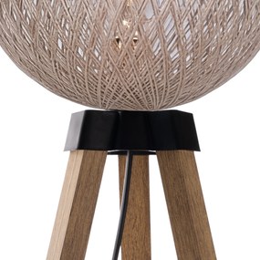Stojací lampa Joshua hnědá