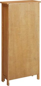 Úložná skříňka 50 x 22 x 110 cm masivní dubové dřevo 329926