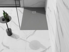 Mexen Stone+ obdélníková sprchová vanička 90 x 80 cm, šedý-beton - 44618090