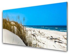 Obraz na skle Pláž Krajina 125x50 cm