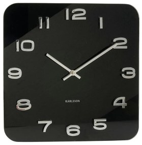 Nástěnné hodiny Vintage 35 cm černé Karlsson