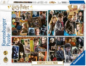 Puzzle ravensburger 068326 harry potter set 4x100 dílků