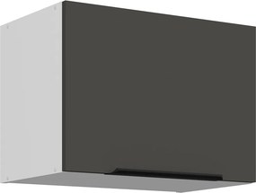 ARIA po | horní skříňka 50 GU-36 1F výklopná | 50 cm | ANTI FINGERPRINT povrch | bílá/šedá grafit