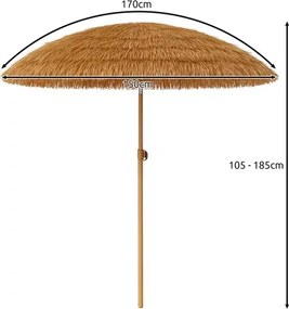 Zahradní havajský slunečník - průměr 150 cm