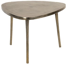 Zlatý odkládací stolek Asymétrique - 69*69*47 cm