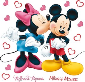 Dětská samolepka DISNEY MICKEY &amp; MINNIE 30x30 cm