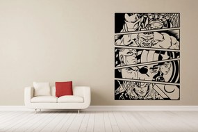 Lepy.cz Samolepka na zeď Marvel - Avengers Velikost (šířka x výška): 90x120cm, Barevná varianta: Bílá