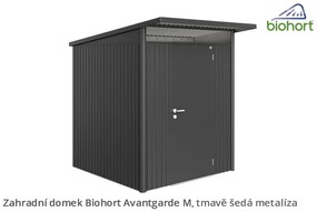 Biohort Zahradní domek AVANTGARDE A4-1K Barva: tmavě šedá metalíza
