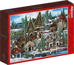 ALIPSON Puzzle Vánoční skřítek / 1000 dílků / 69 x 47,8 cm