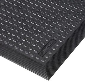 Notrax  Protiúnavová antistatická rohož Skystep™ s bublinkovým povrchem, černá, 90 x 150 x 1,3 cm