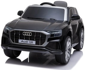 Dětské elektrické autíčko s dálkovým ovládáním BestBerg BBCC-70B – Audi Q8 / nosnost 30 kg / Li-Ion baterie / černá