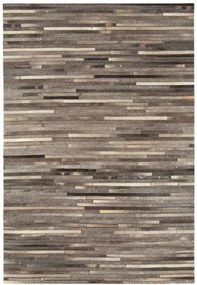 Hnědý koberec Peppers Dark Grey Stripe Rozměry: 120x170 cm