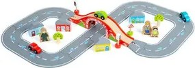 Bigjigs Rail Dřevěná silnice osmička / od 3 let