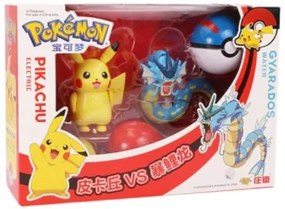 Skládací pokémoni v Pokeballu Varianta: set  Pikachu a Gyarados skládací, s krabicí