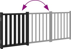 vidaXL Zábrana pro psy skládací 3 panely 150 cm masivní jedle [352276] Barva: Přírodní