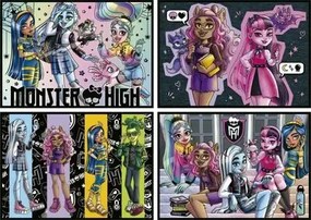 EDUCA Puzzle Monster High 4v1 / (50  80  100  150 dílků) / od 5 let