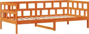 Válenda se zásuvkami voskově hnědá 80 x 200 cm masivní borovice 3302090